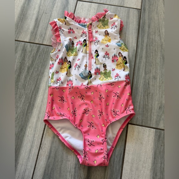 Disney | Swim | Girls Disney Princess Swimsuit Size 2t Tiana Bell Mulan ...